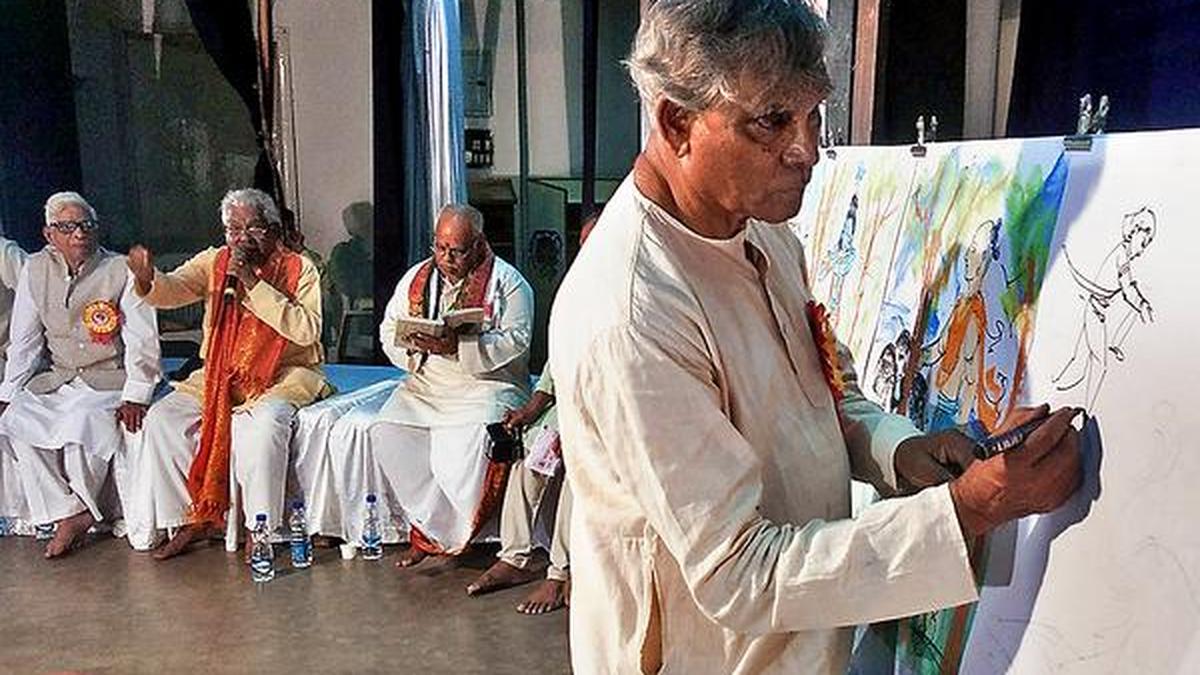 Enthralling ‘Chitrakala Avadhanam’ - The Hindu