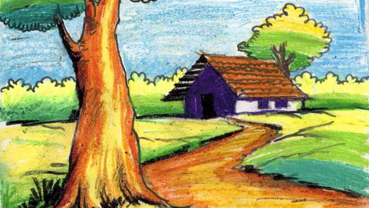 Paintings from Young World Kozhikode region - The Hindu