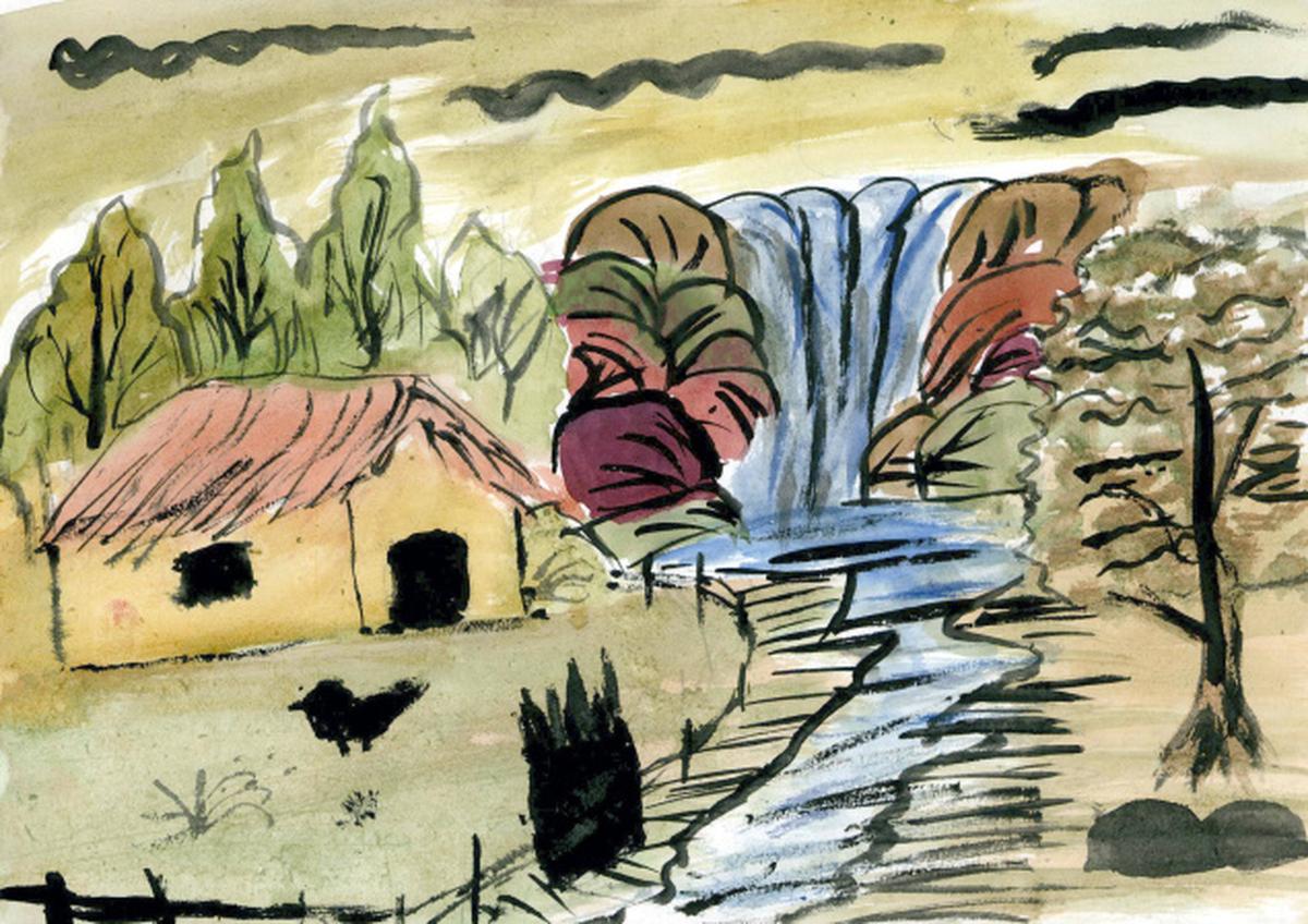 Drawings from in and around Thiruvananthapuram region - The Hindu