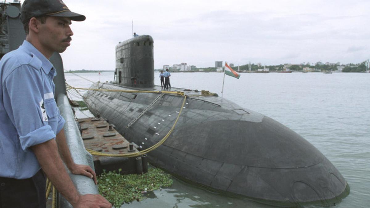 Submarines collide at Naval jetty, sailors escape unhurt - The Hindu