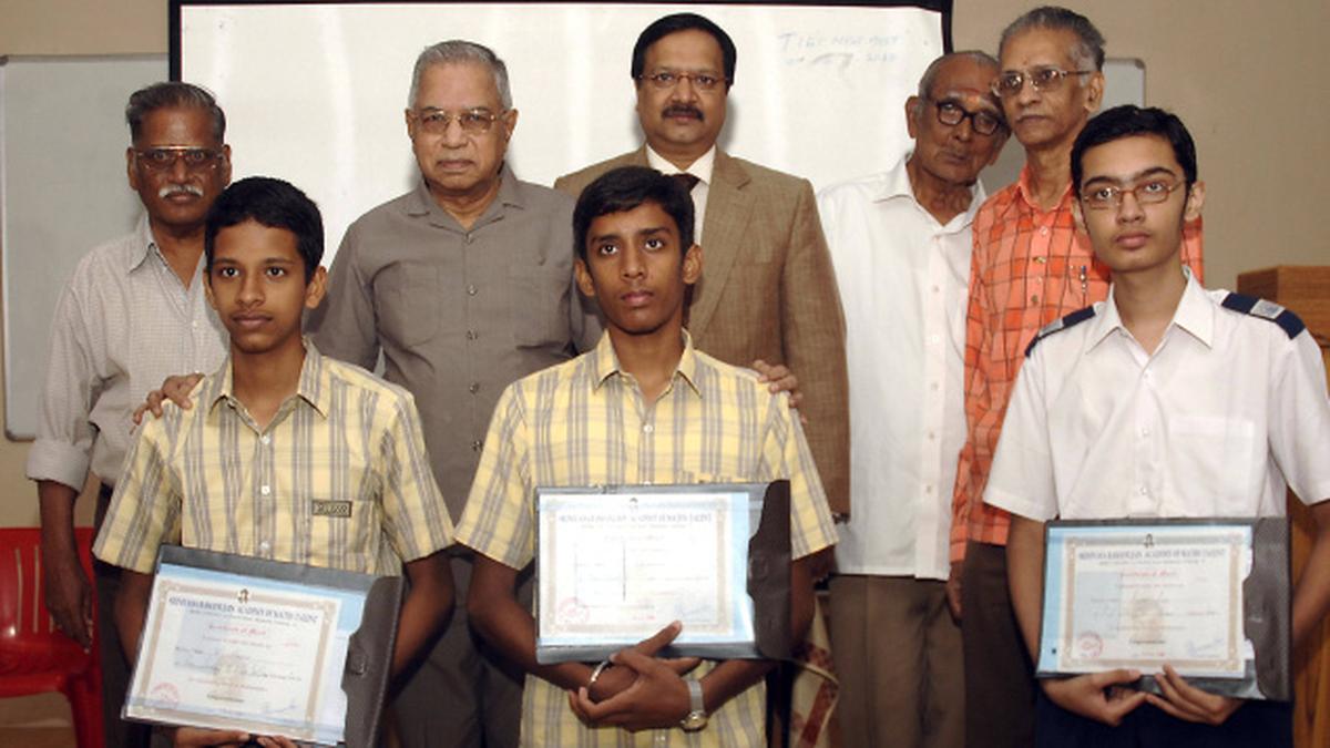 Srinivasa Ramanujan awards presented - The Hindu