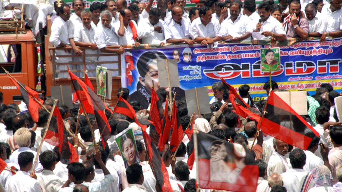 Build a new bridge at Anaikarai: AIADMK - The Hindu