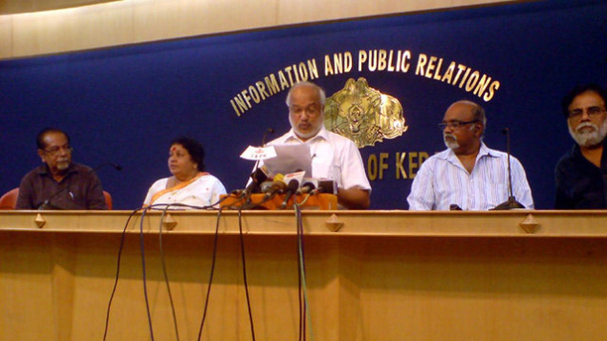 J.C. Daniel Award for Sethumadhavan - The Hindu