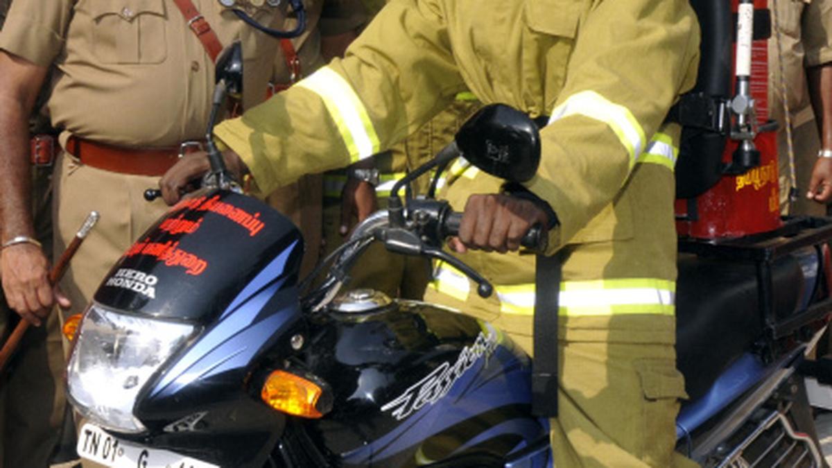 Motorcycles for firefighting operations - The Hindu