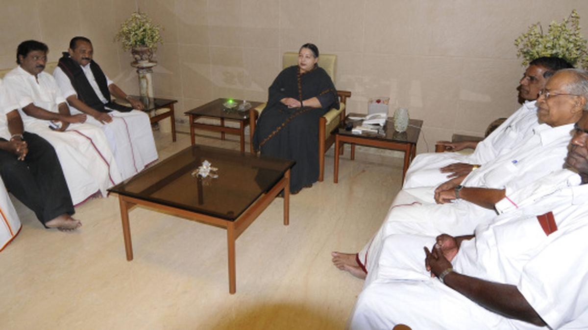 Leaders of Left parties, Vaiko call on Jayalalithaa - The Hindu