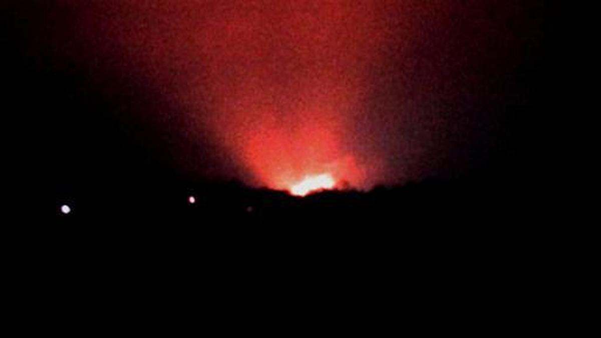 Major fire in Army ammunition depot - The Hindu