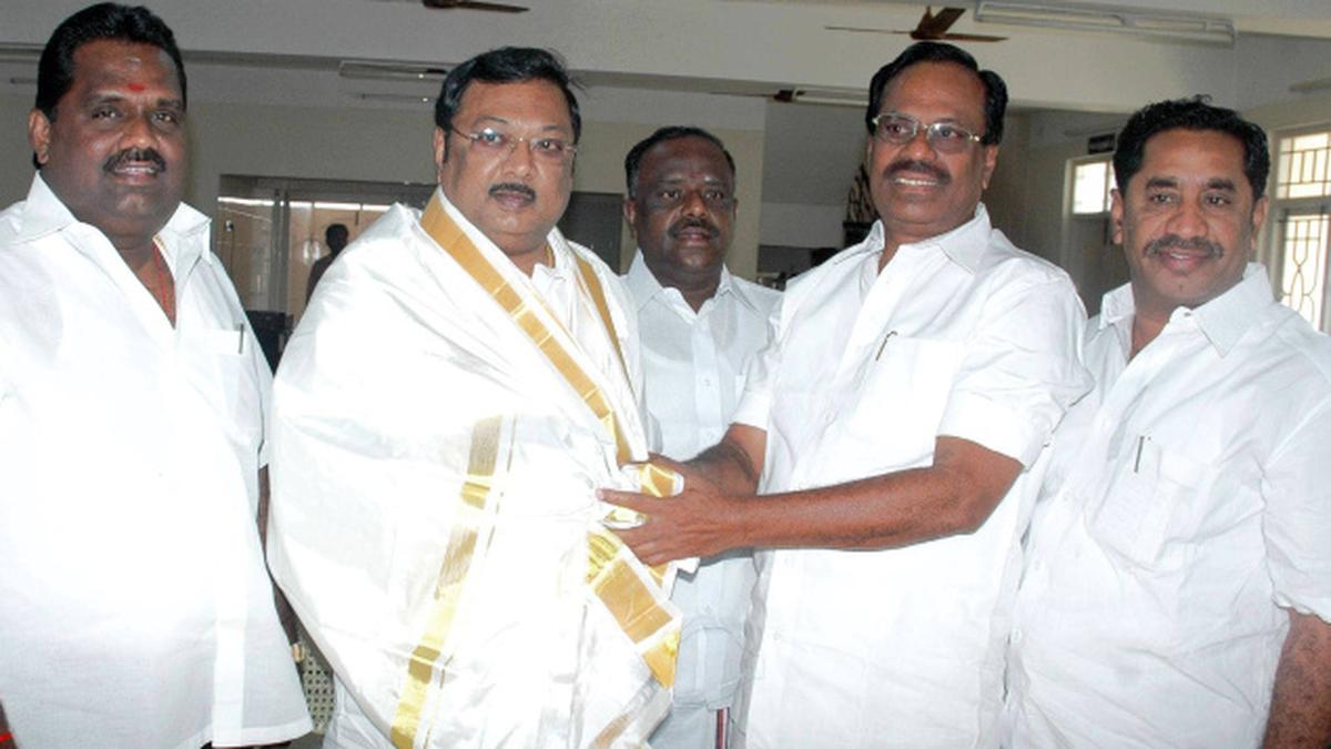 Former AIADMK Minister joins DMK - The Hindu