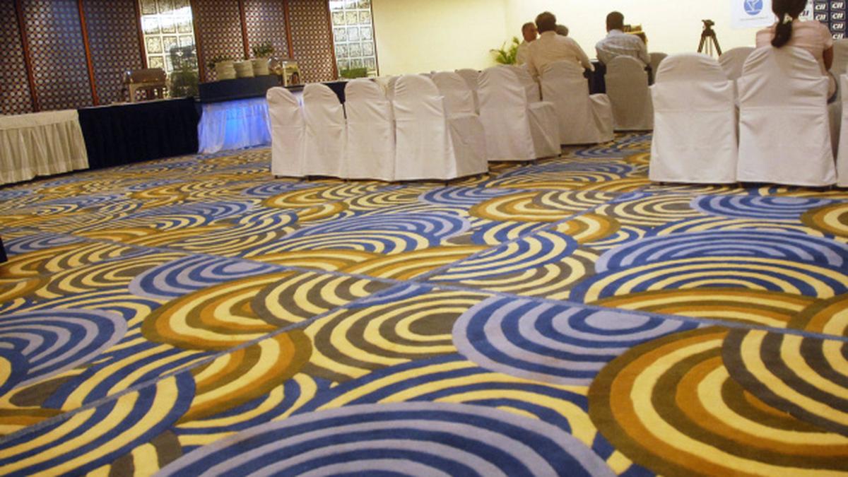 Modular carpets from recycled yarn - The Hindu