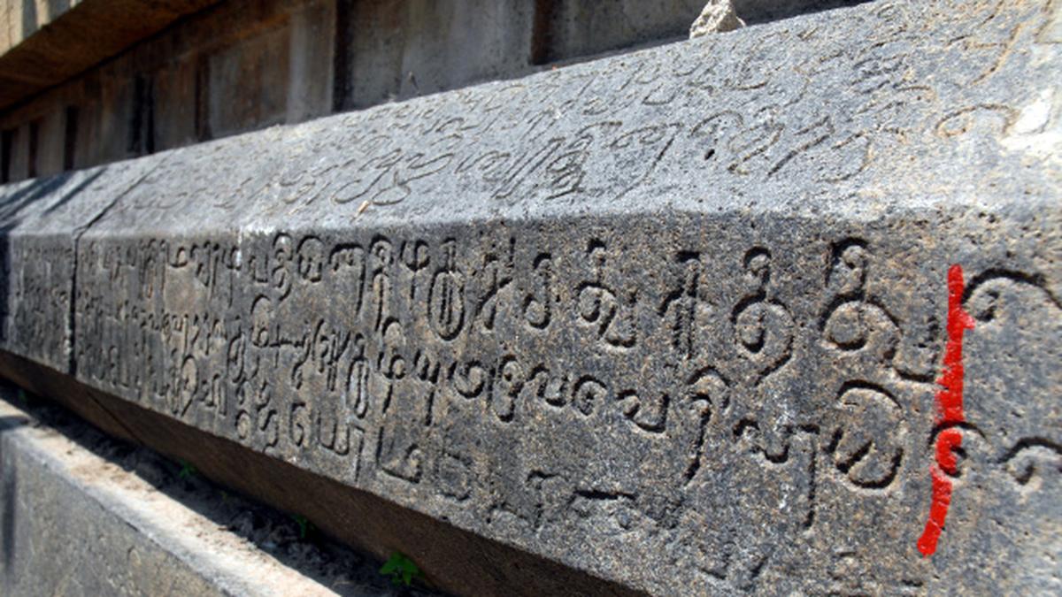 Govt documenting 25,000 Tamil inscriptions for posterity - The Hindu