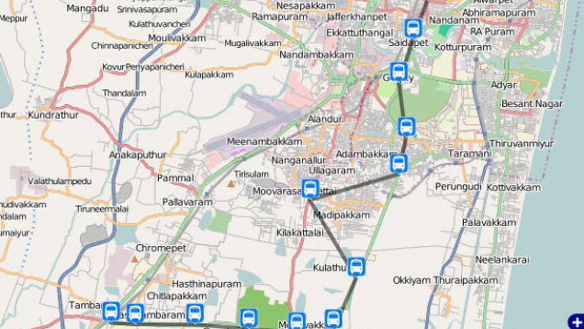 Online mapping of MTC routes - The Hindu