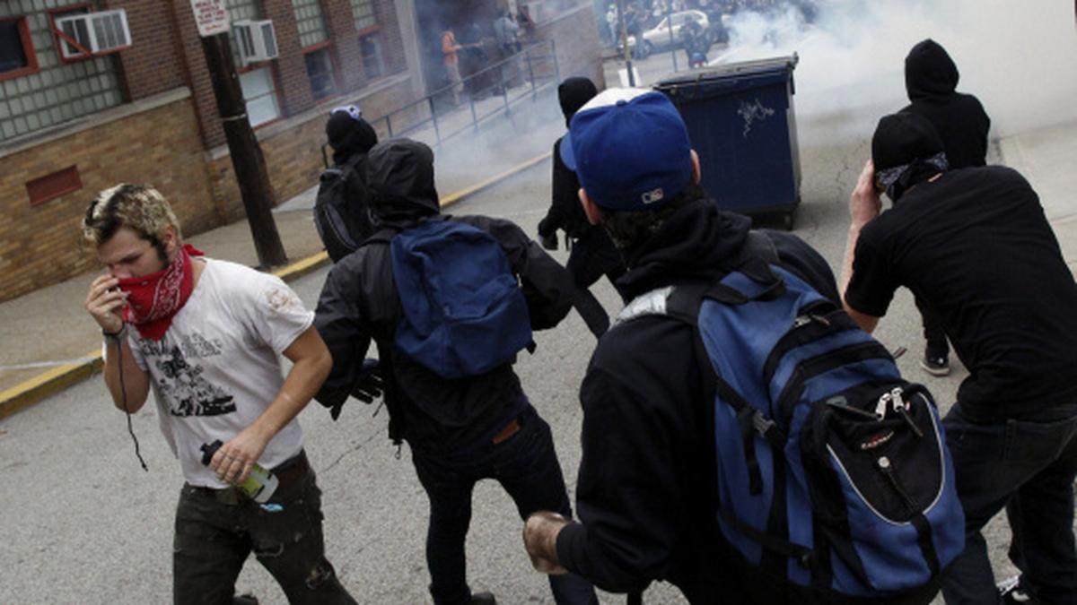G20 opponents, police clash on Pittsburgh streets - The Hindu