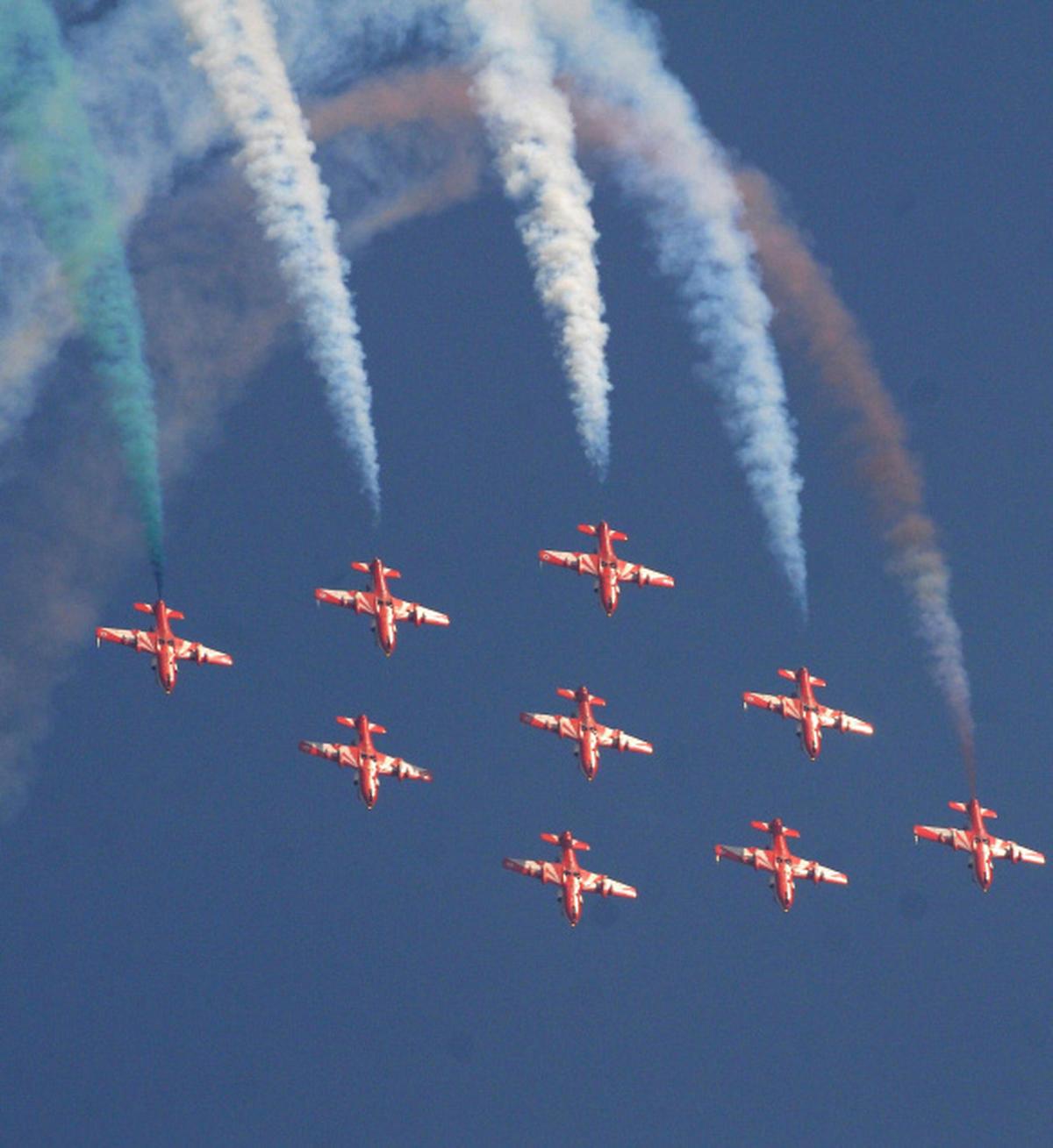 IAF air show sets the sky ablaze - The Hindu