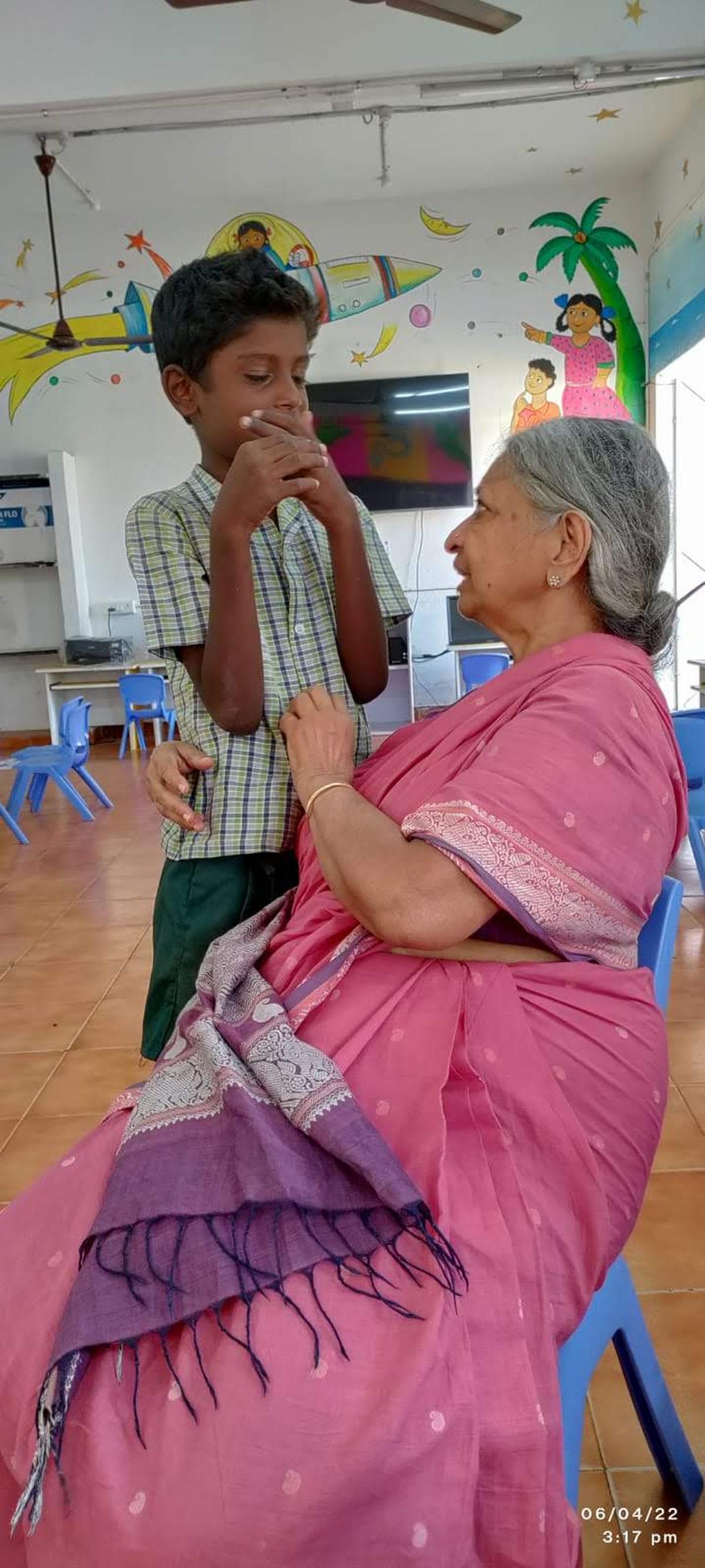 Column | Geeta Dharmarajan: from a child’s POV - The Hindu