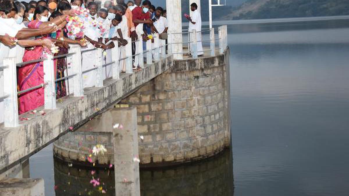 Water released from Amaravathi dam - The Hindu