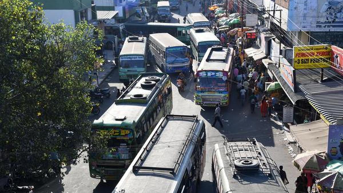 Work on integrated bus stand begins amid unanswered questions - The Hindu