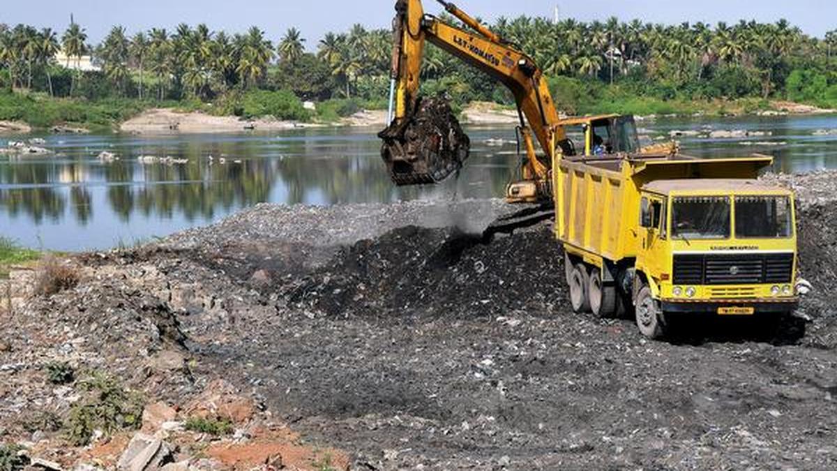 Landfill bio-mining at Vairapalayam to be completed in one month - The ...