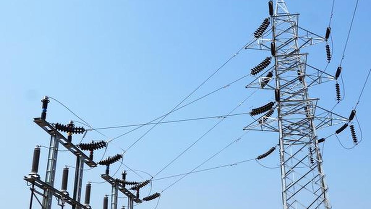 HT line towers reduce width of 100 Feet Road - The Hindu