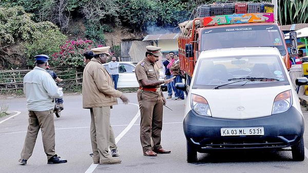 A drive to prevent accidentson Kalhatti Road - The Hindu