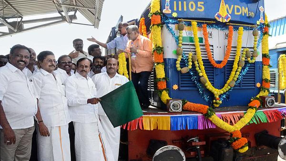 Coimbatore-Pollachi passenger train begins maiden journey on BG line ...