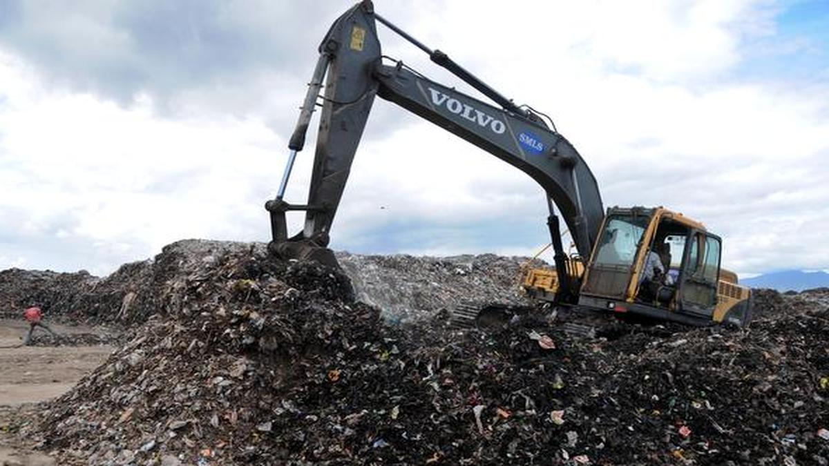 Drones assess quantity of waste - The Hindu