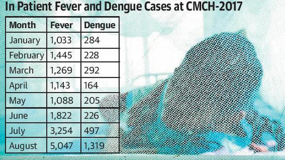 CMCH handling highest number of fever, dengue cases - The Hindu