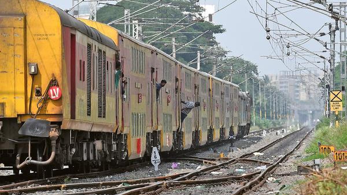 Speed trial of Uday Express held - The Hindu