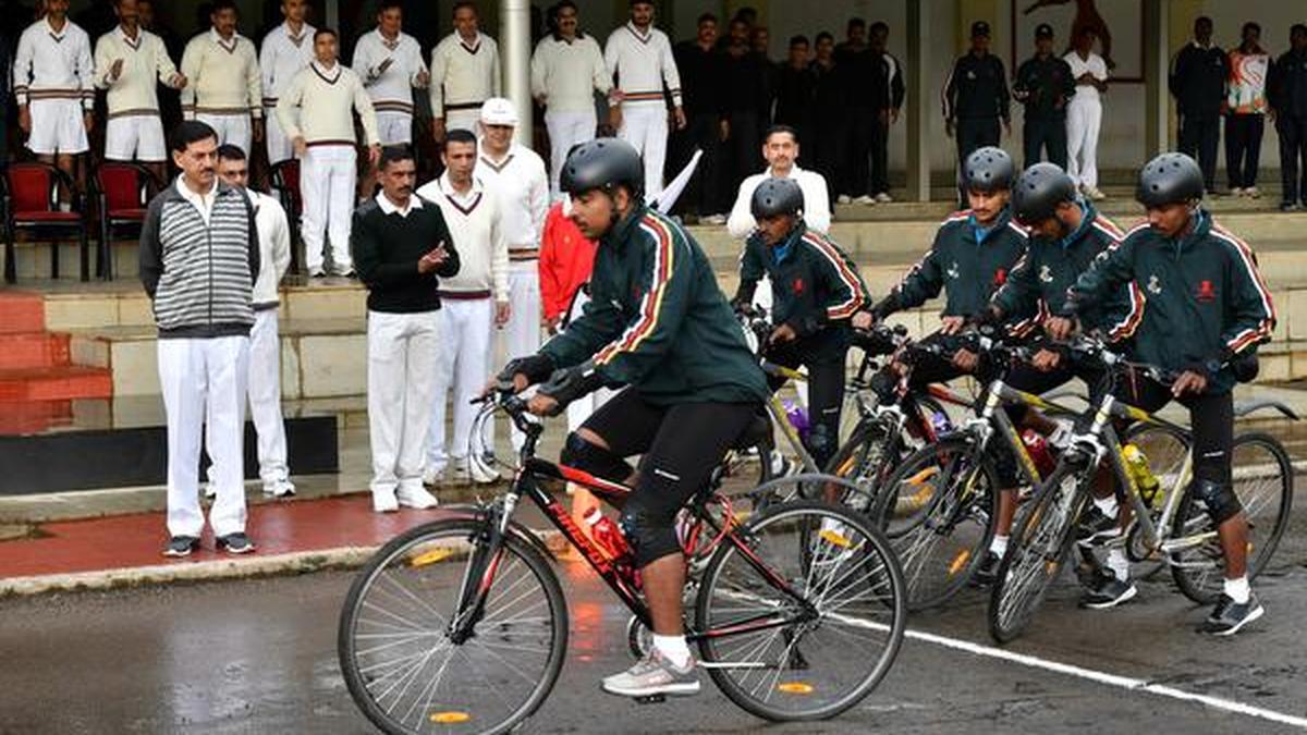 Cross-country bicycle rally flagged off - The Hindu
