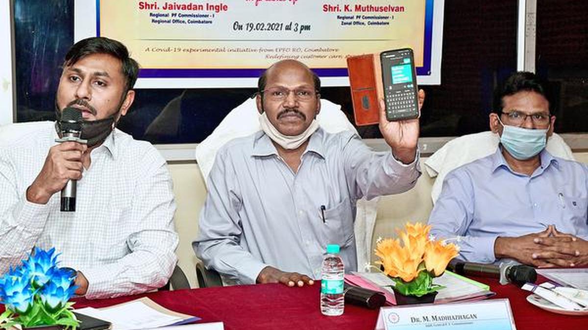 EPFO launches SMS-based booking service - The Hindu