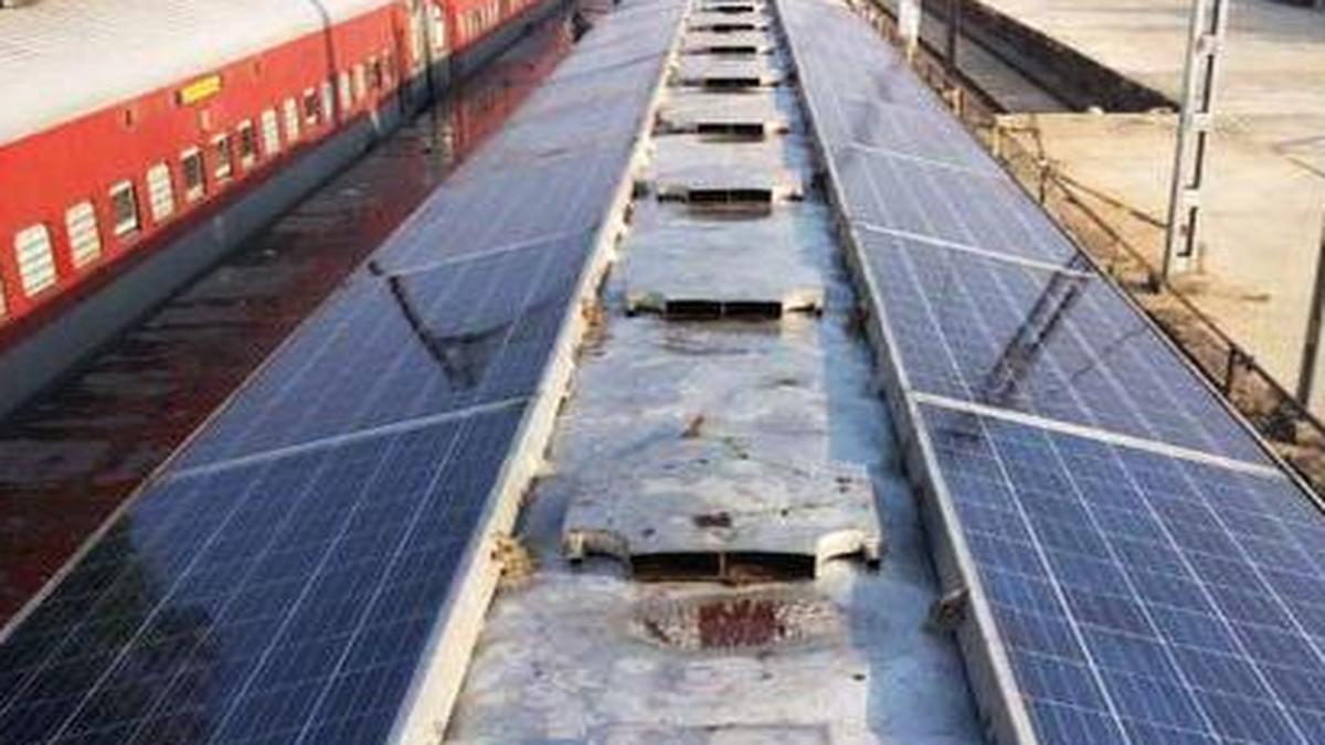In trains, solar panels deliver mixed results - The Hindu
