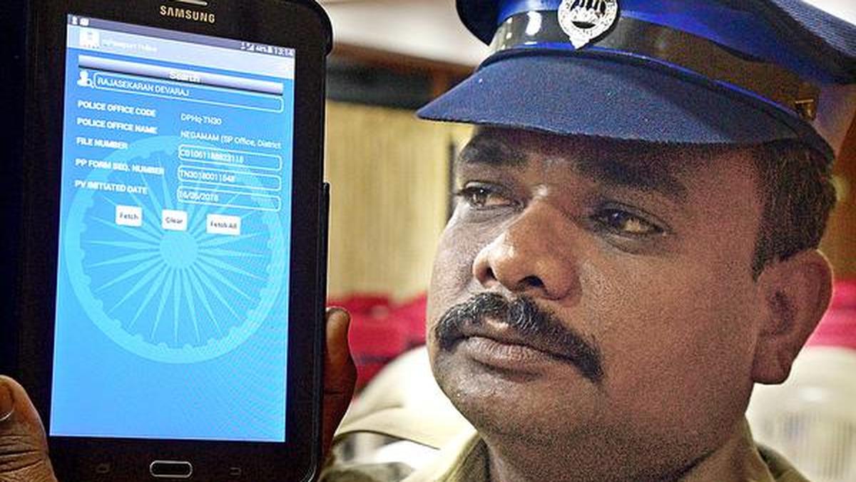mPassport Police App reduces time taken for police verification - The Hindu