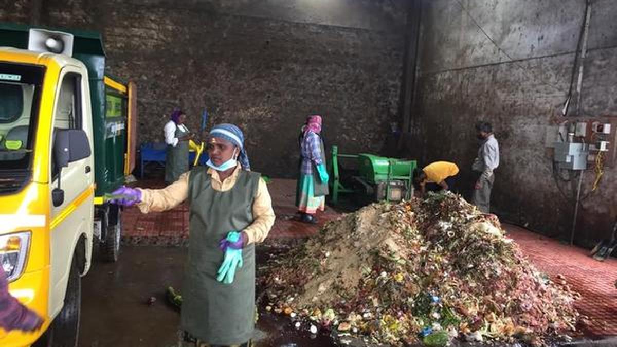 Coonoor turns wet waste into high quality compost - The Hindu