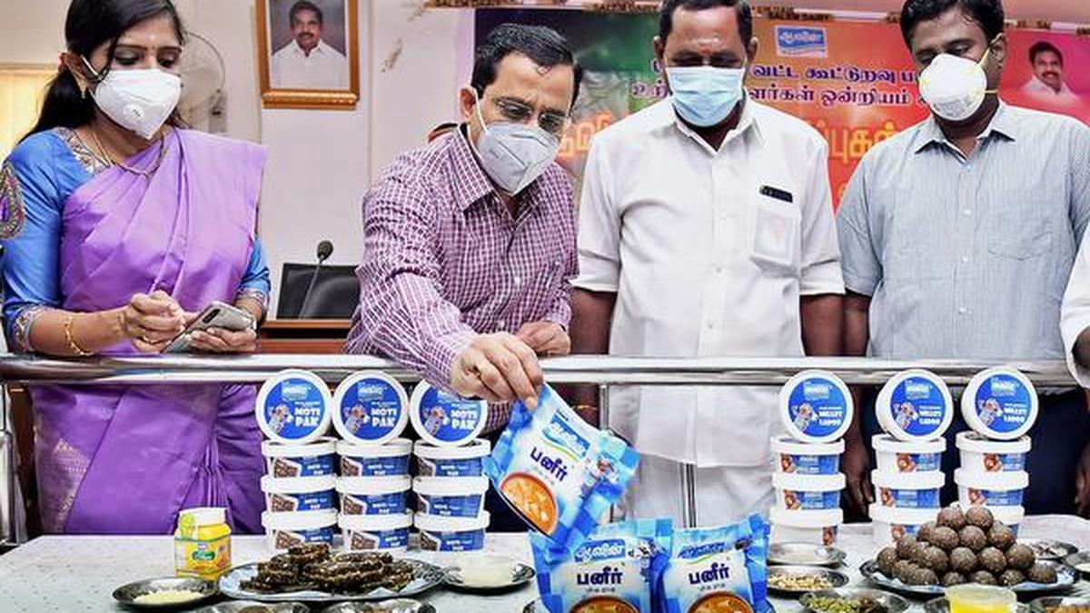 Aavin launches sweets and paneer in Salem - The Hindu
