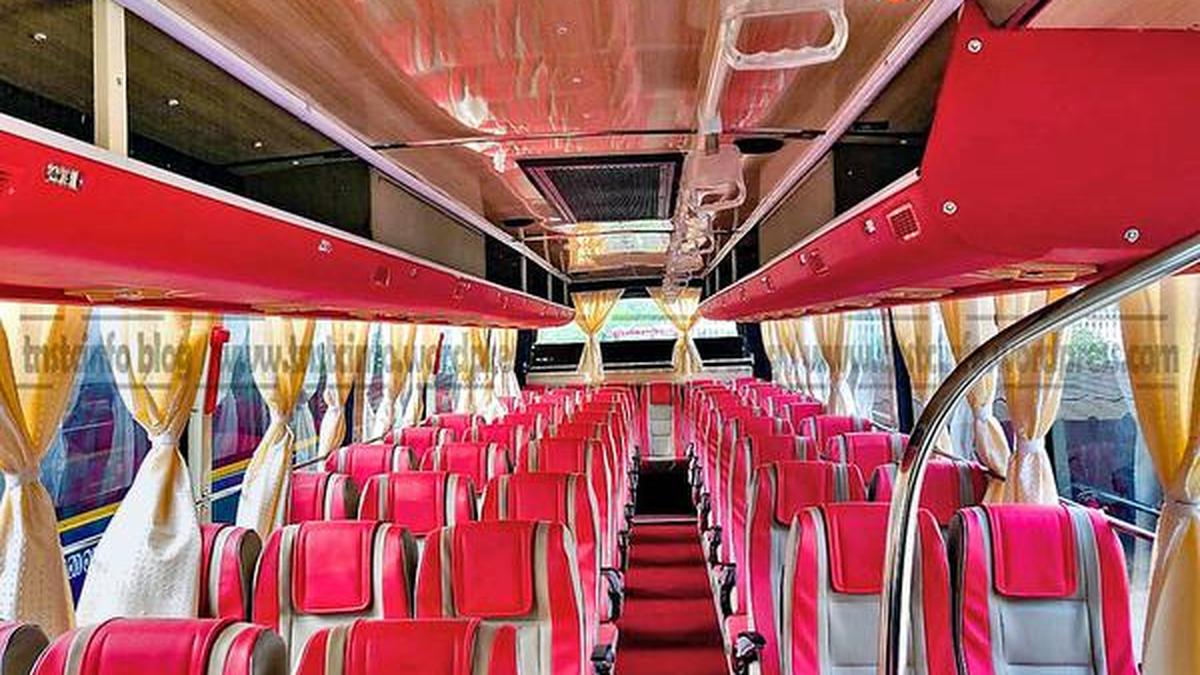 TNSTC’s new air-conditioned buses to Tiruchi, Salem - The Hindu
