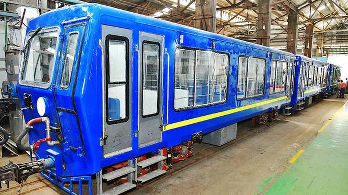 ICF rolls out first set of swanky steel coaches for NMR - The Hindu
