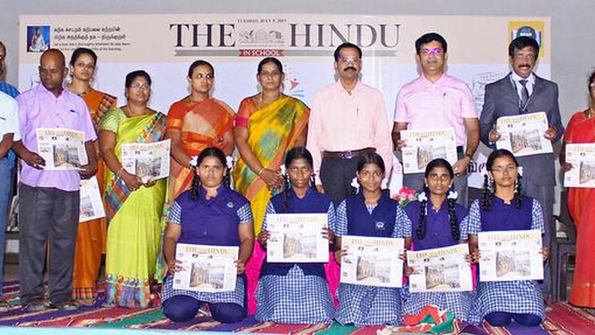 The Hindu In School reaches students in Corporation, Government schools ...