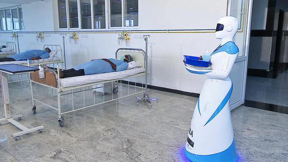 Coimbatore start-up builds robot for COVID-19 - The Hindu