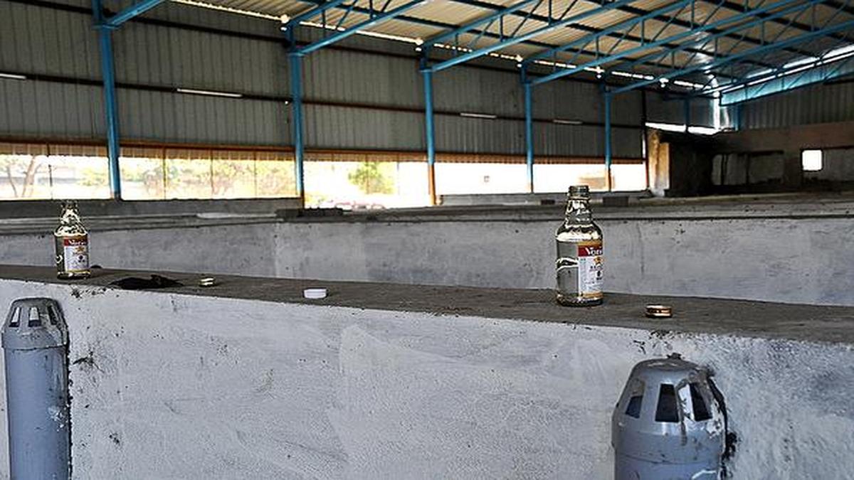 Corporation makes slow progress in completing MCC construction - The Hindu