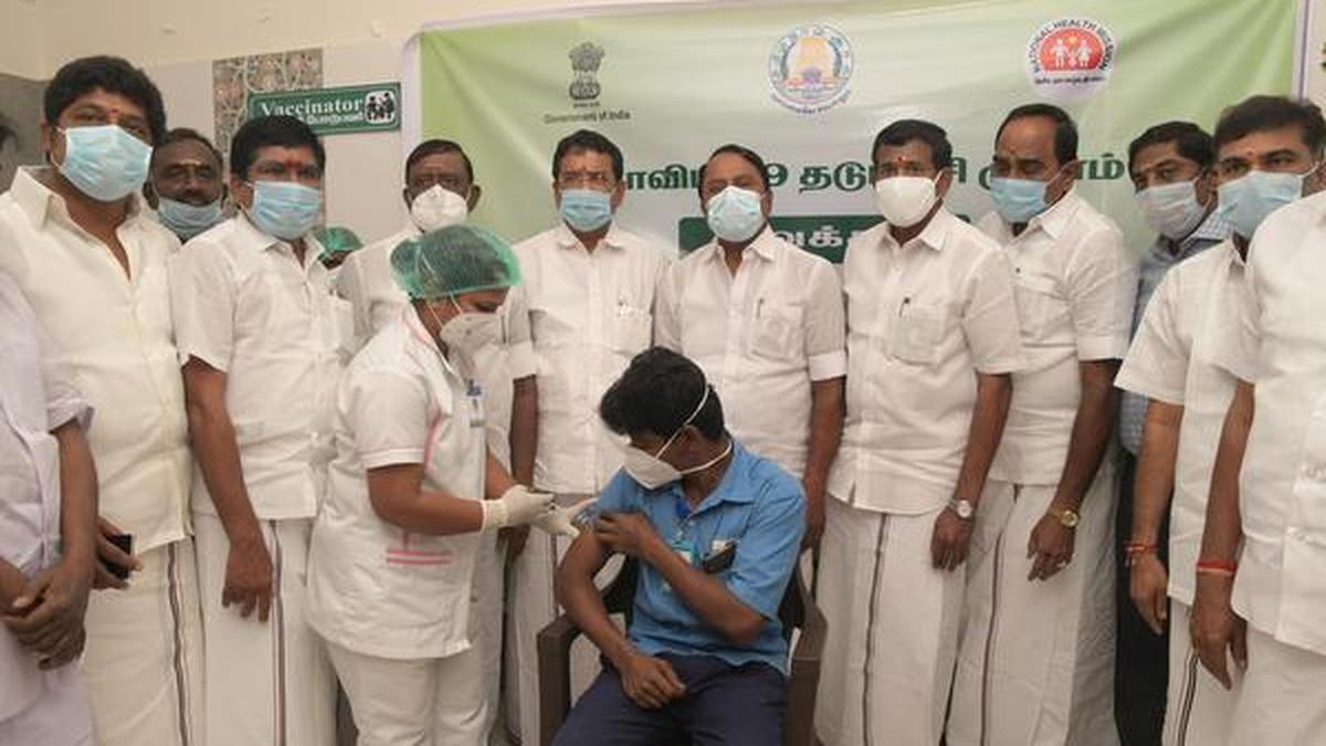 COVID-19 vaccination drive launched in districts - The Hindu