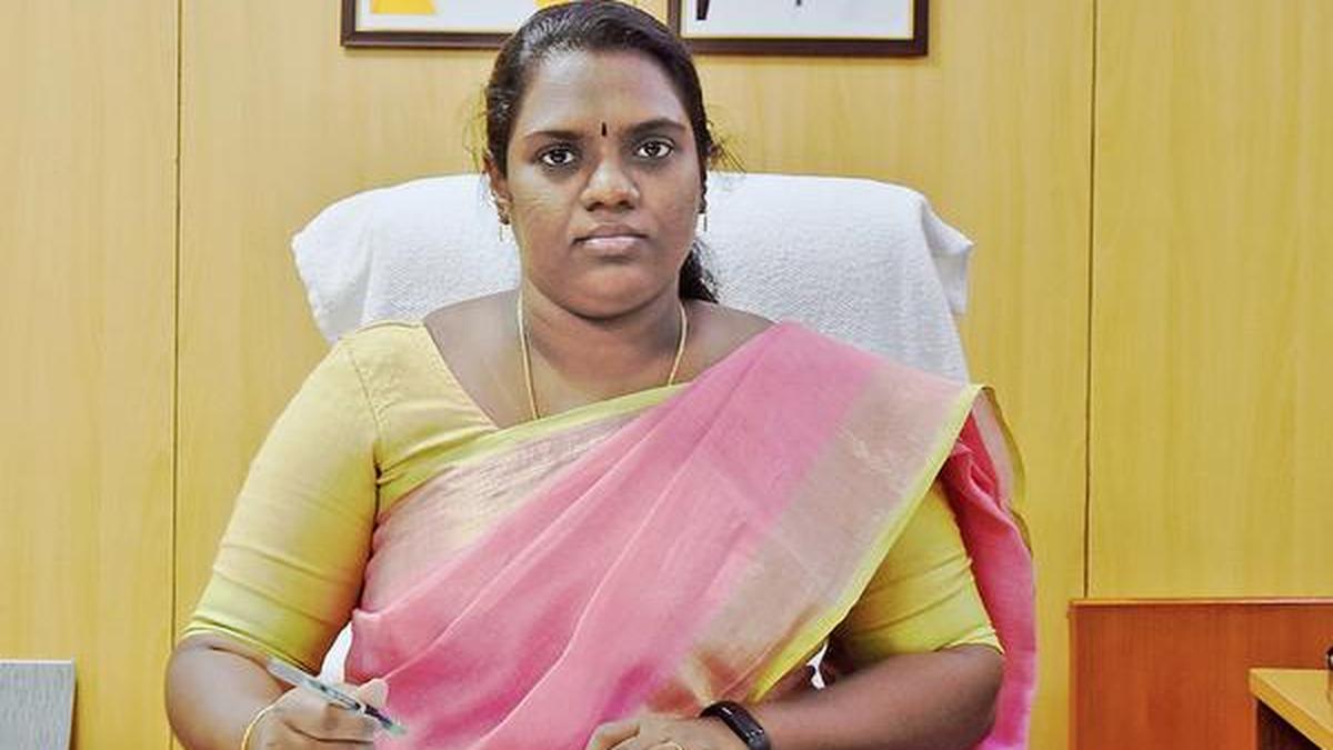 Divyadarshini assumes charge as Dharmapuri Collector - The Hindu