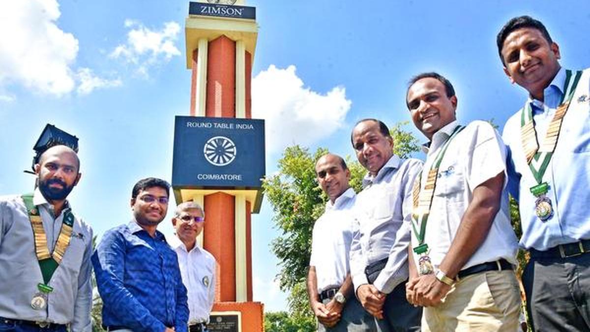 Renovated clock tower inaugurated - The Hindu