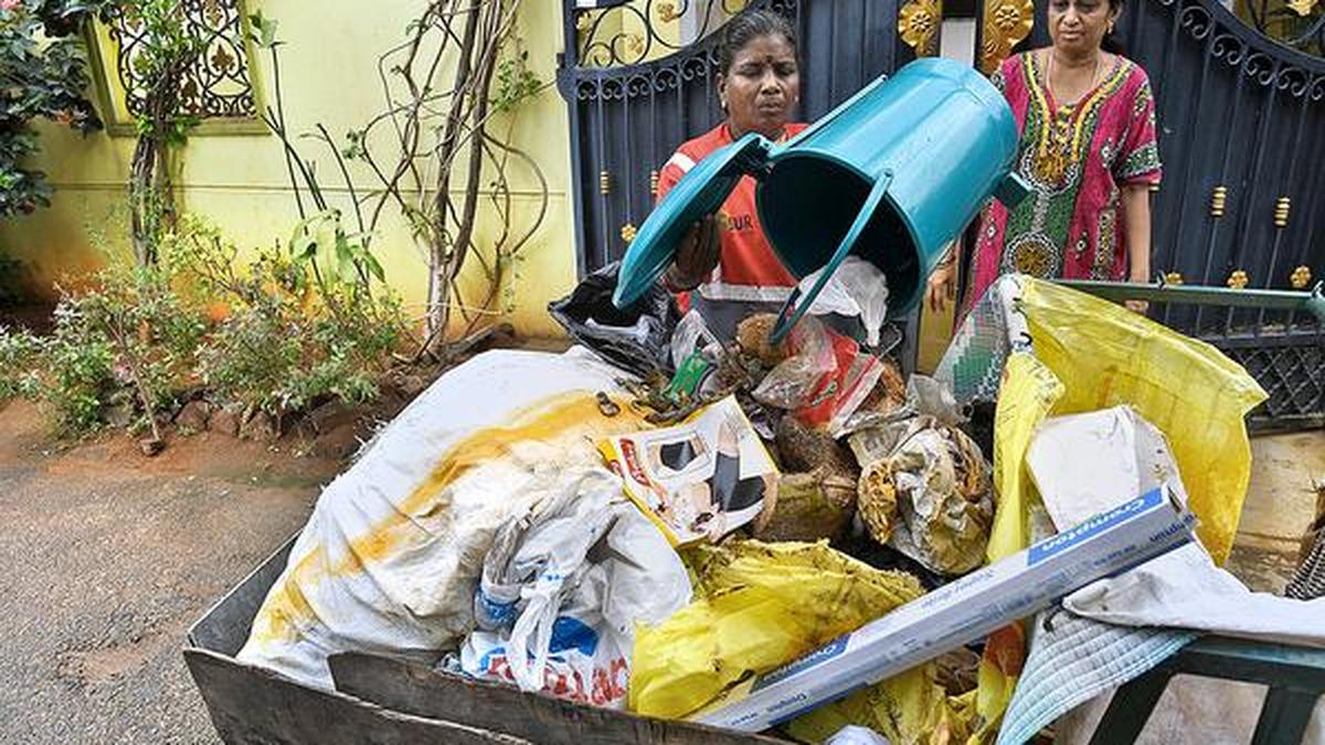 Battery-operated vehicles to replace garbage push carts - The Hindu
