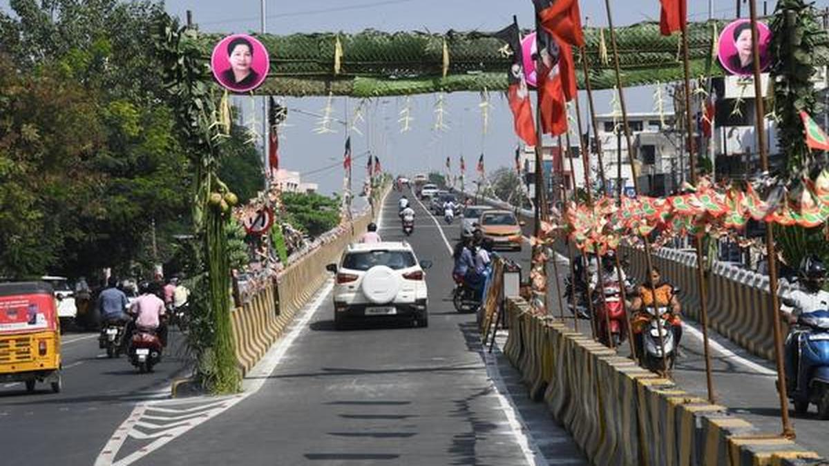CM inaugurates Gandhipuram flyover - The Hindu