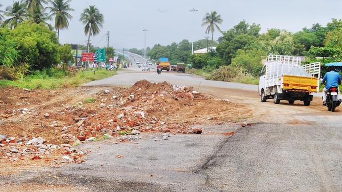 Third phase of outer ring road project begins in Erode - The Hindu