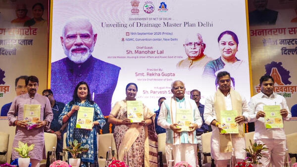 ₹57,000-crore drainage master plan unveiled for the national capital ...