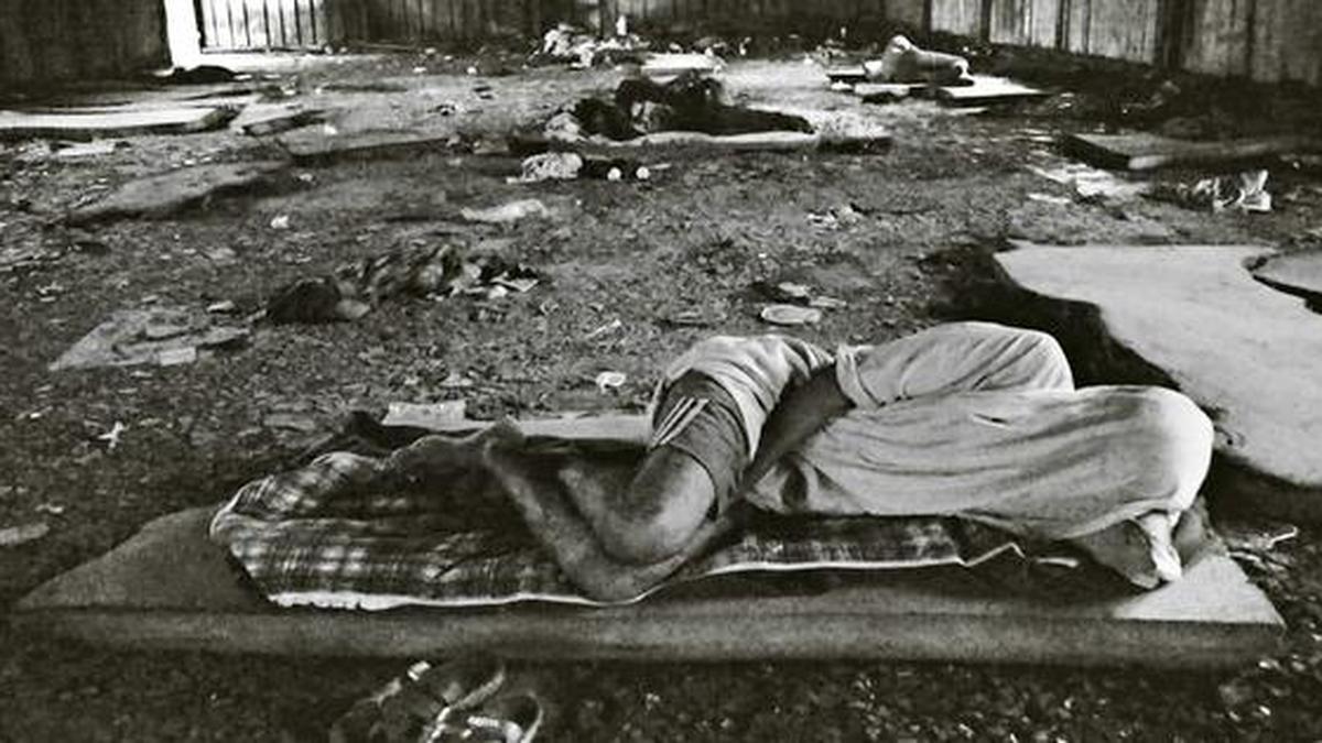 Homeless take refuge in night shelters set ablaze months ago - The Hindu