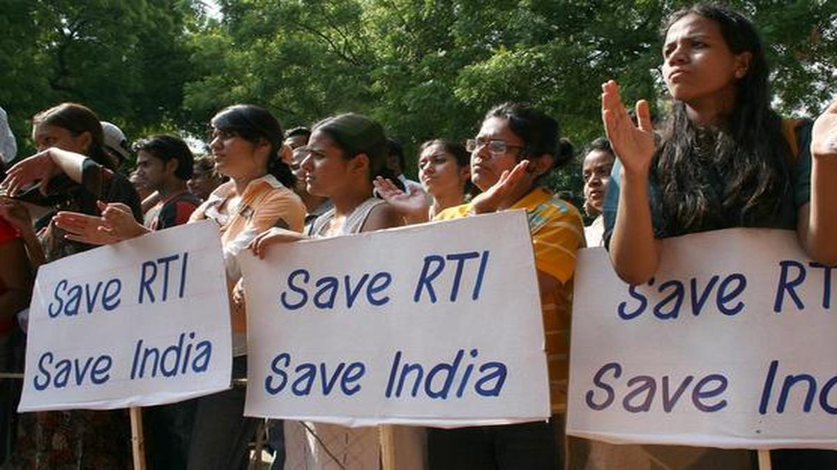 ‘Diluting RTI Act to impact daily fight against corruption’ - The Hindu