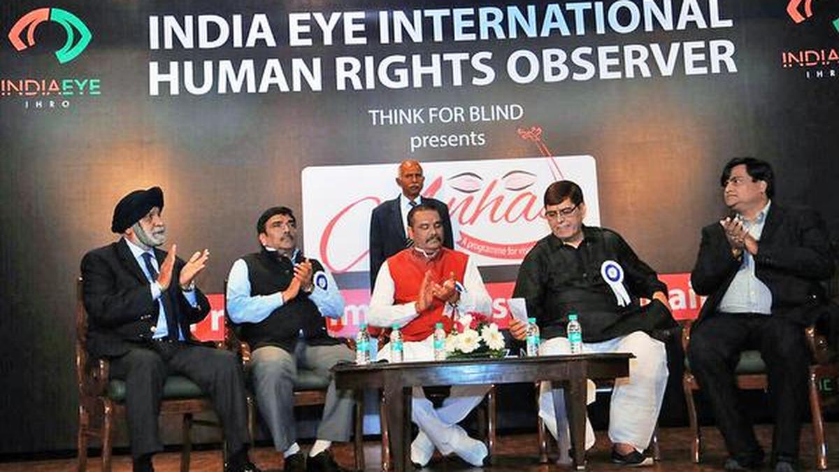 Blind people an inspiration: Sampla - The Hindu