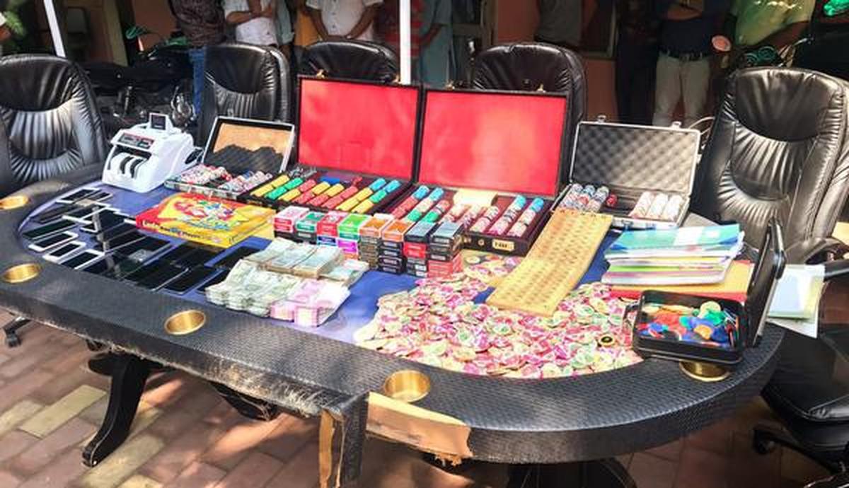 Gambling racket busted, 25 held - The Hindu