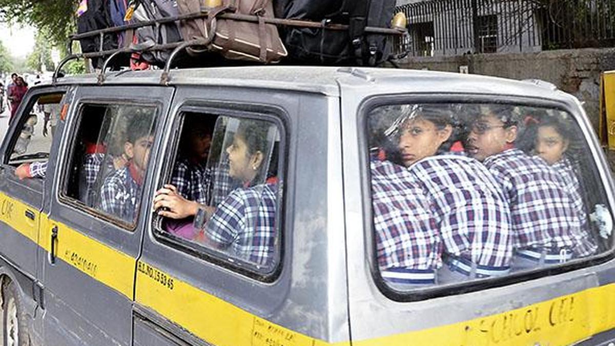 Govt to give more teeth to school cab policy - The Hindu