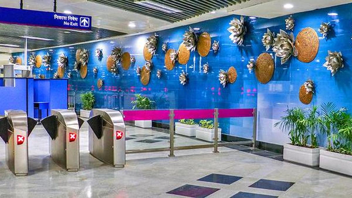 16 AFC gates installed at Magenta Line interchange stations - The Hindu